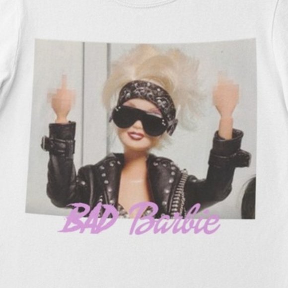 rebelwinterco | Tops | Middle Finger Barbie Bad Barbie Collection ...